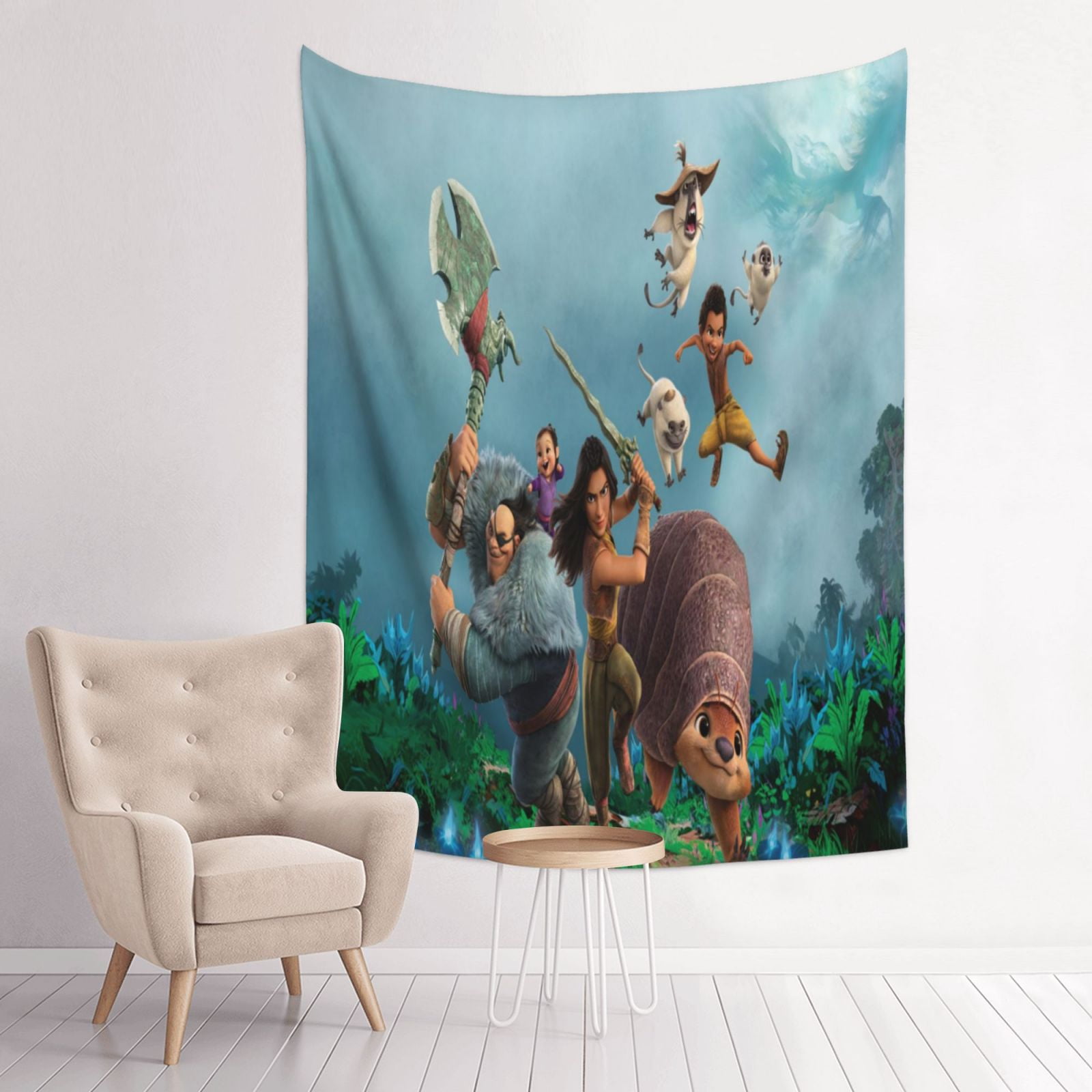 Raya and the Last Dra-go Tapestry Anime Poster Large Background Wall ...