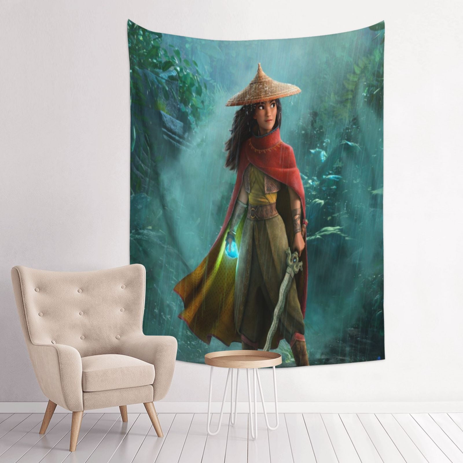 Raya and the Last Dra-go Tapestry Anime Poster Large Background Wall ...