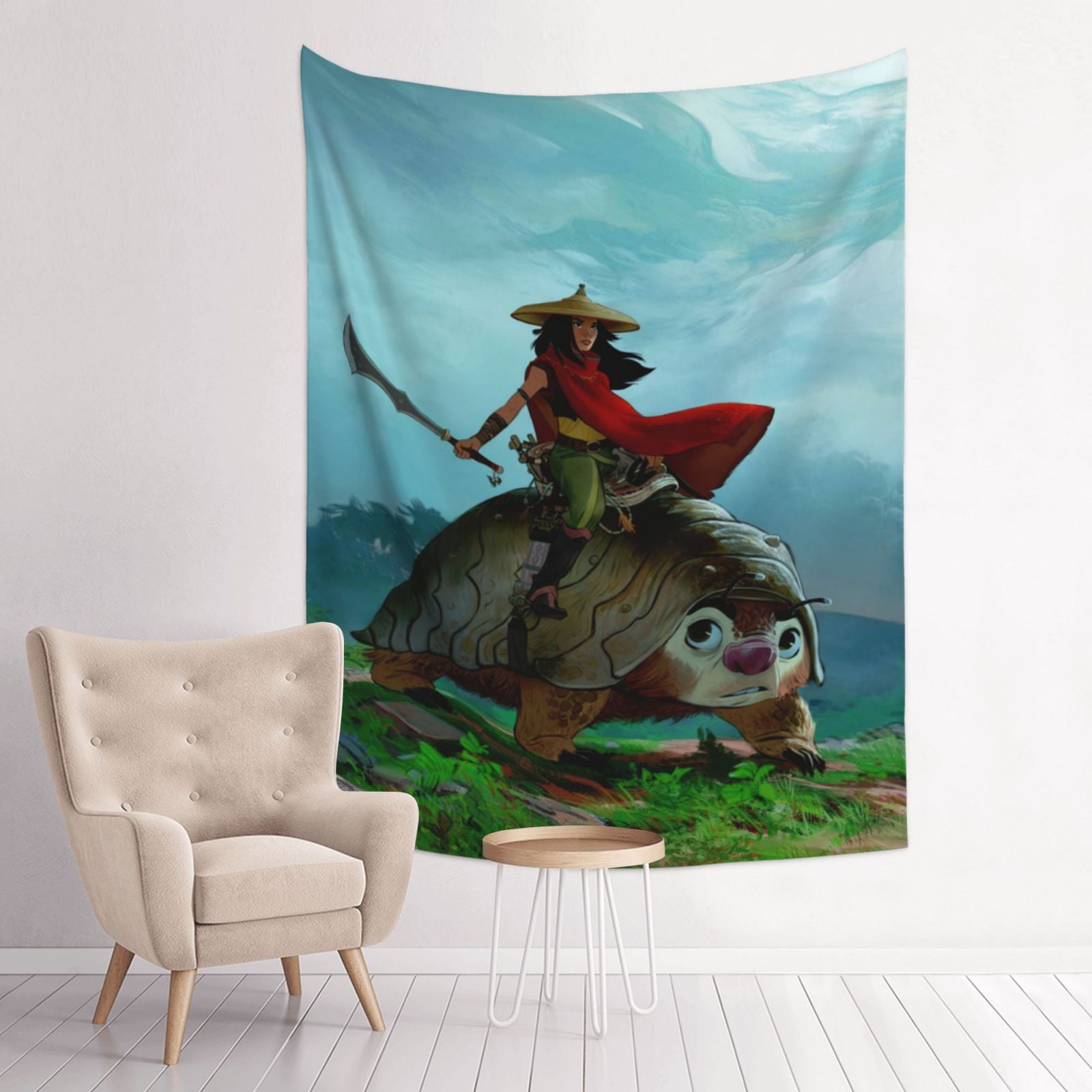 Raya and the Last Dra-go Tapestry Anime Poster Large Background Wall ...