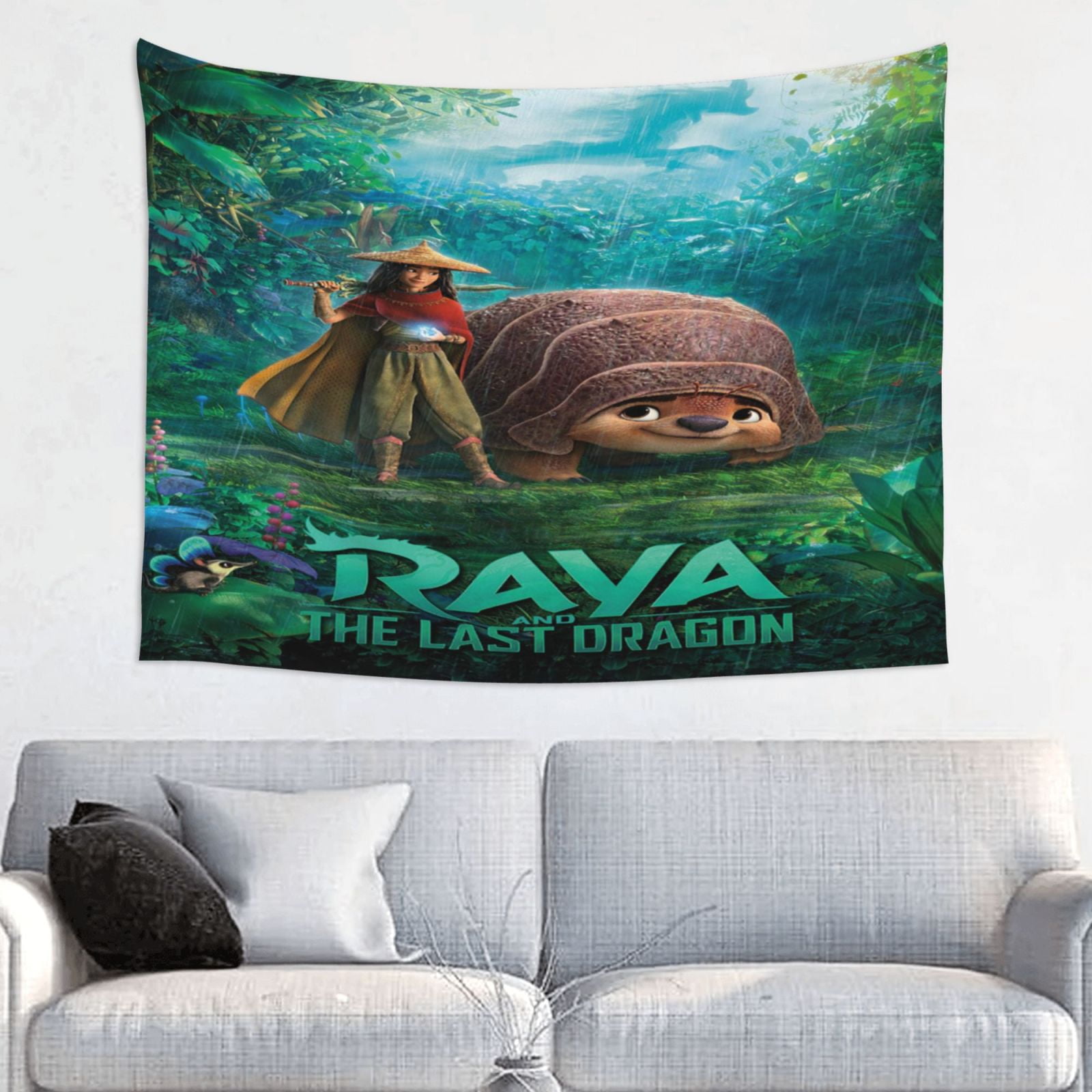 Raya and the Last Dra-go Tapestry Anime Poster Large Background Wall ...