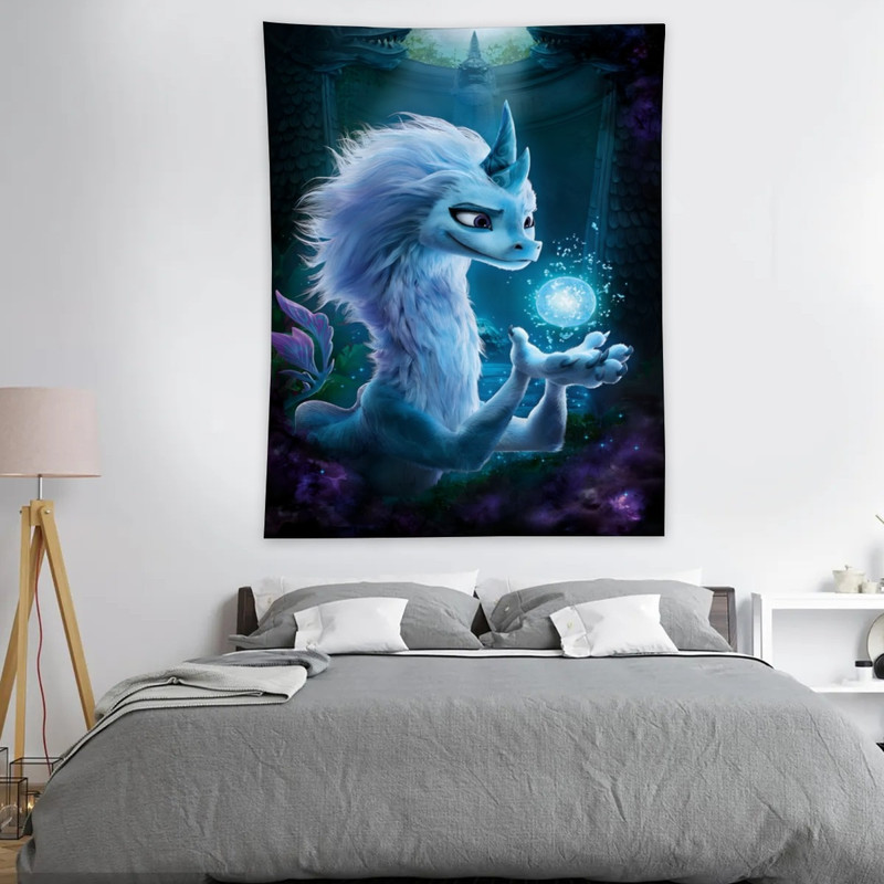 Raya and the Last Dragon tapestry adds vibrant color and unique style ...