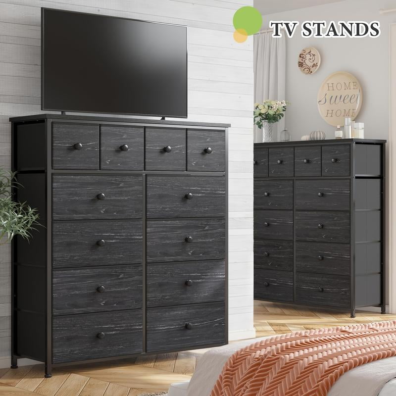 Raybee Furniture Dresser For Bedroom With 12 Drawers, Tall Dressers For ...