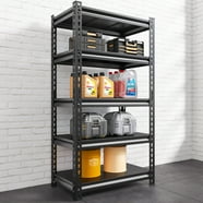 Topeakmart 4PCS 5-Tier Metal Boltless Storage Rack for Home Warehouse ...