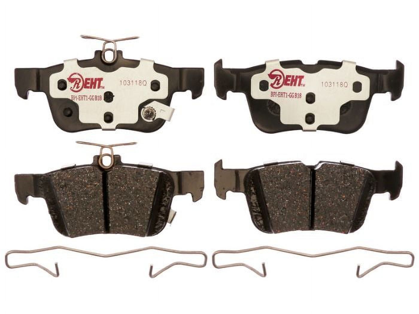 Raybestos EHT1665H Enhanced Technology Friction Pads Brake Pad Set Fits ...