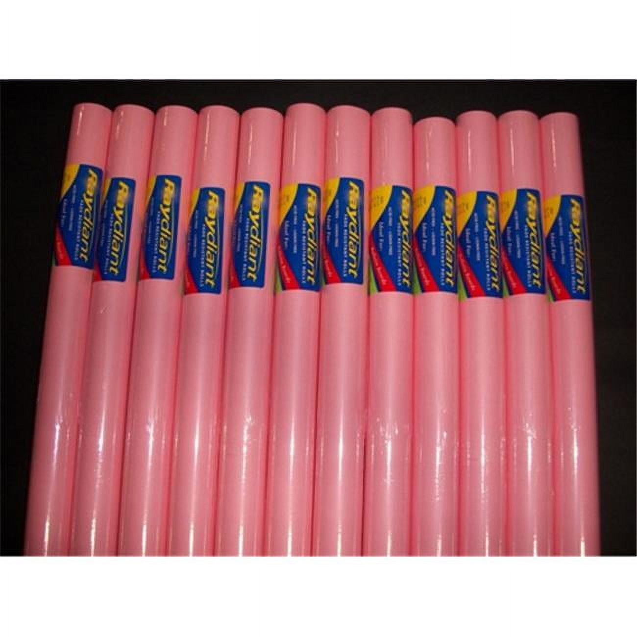 Raydiant Fade Resistant Art Rolls - Pink - 18in. x 50' 12 Pack ...