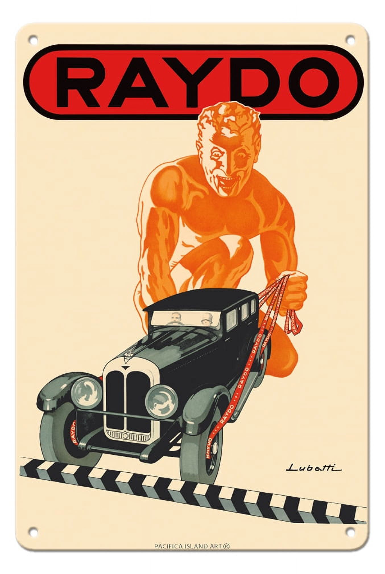 Raydo - Automobile Brake Manufacturer - Vintage Advertising Poster by ...