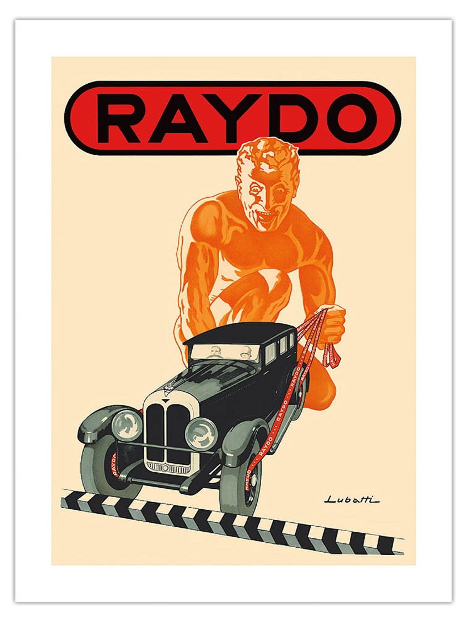 Raydo - Automobile Brake Manufacturer - Vintage Advertising Poster by ...