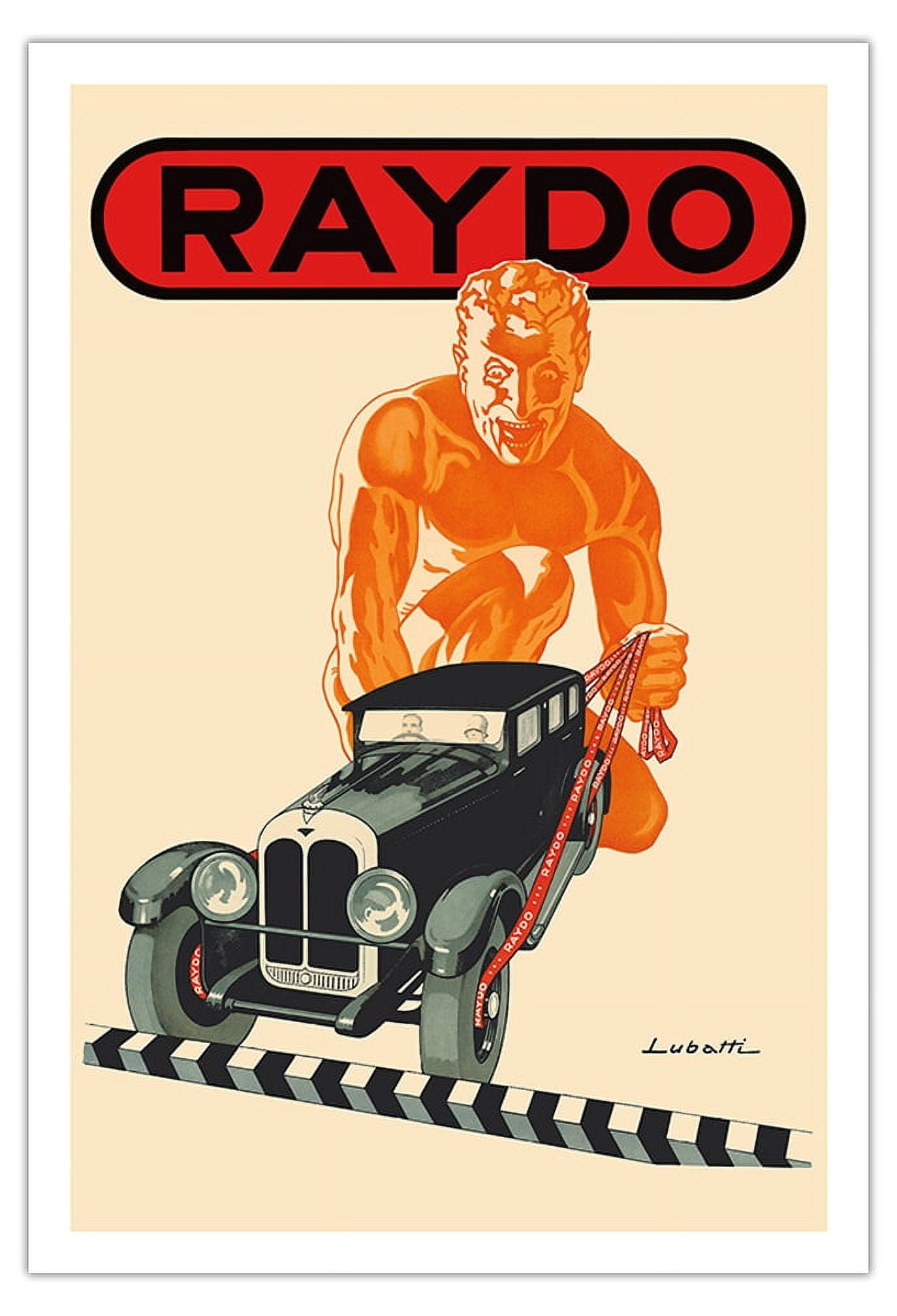 Raydo - Automobile Brake Manufacturer - Vintage Advertising Poster by ...