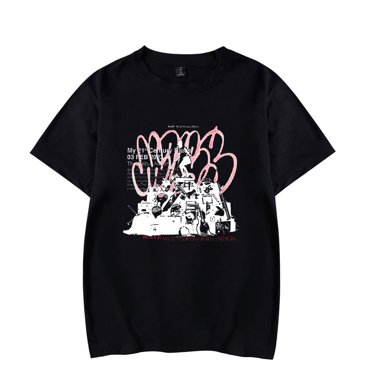 Lovskoo Unisex Summer Tops Women and Men Short Sleeve Loose Blouses ...