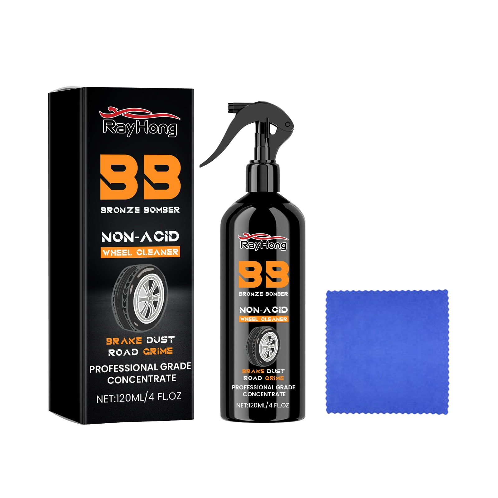 Rayhong Automobile tire cleaner; rust remover and maintenance renovator ...