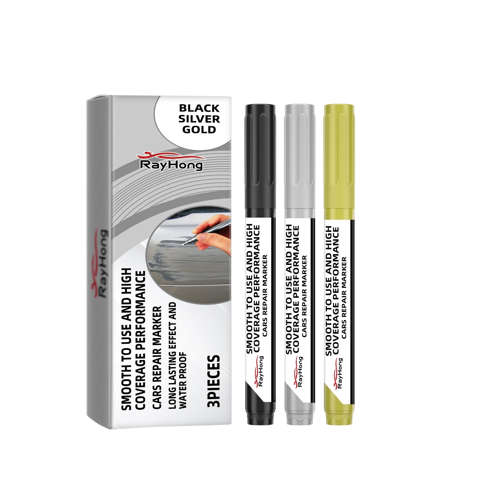 Rayhong Car Repair Marker Pen, Repaint Scratches Repair Restore Car ...