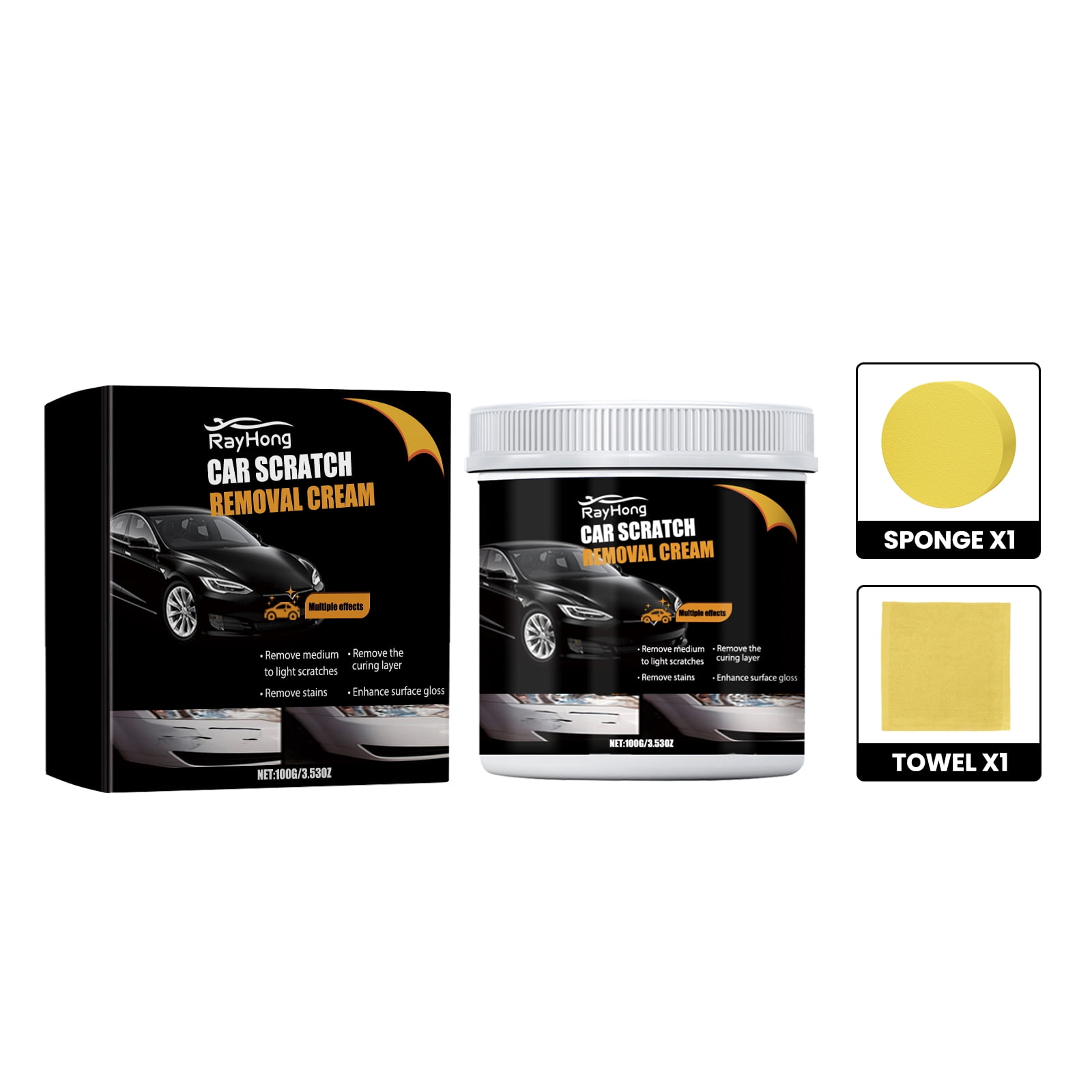 Rayhong Car Scratch Paste Decontamination Dustproof Repair Car Paint ...