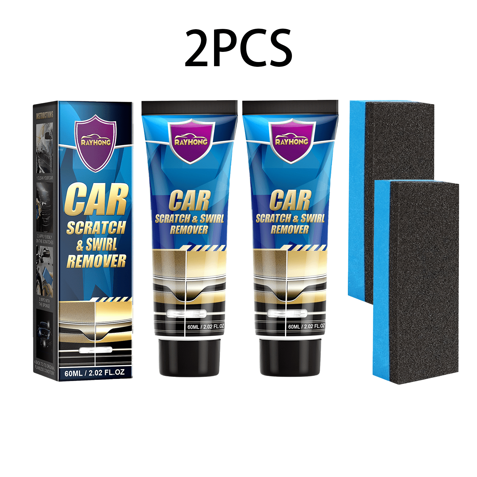 Rayhong Car Scratch Repair Cream, Car Maintenance Refurbishment Paint ...