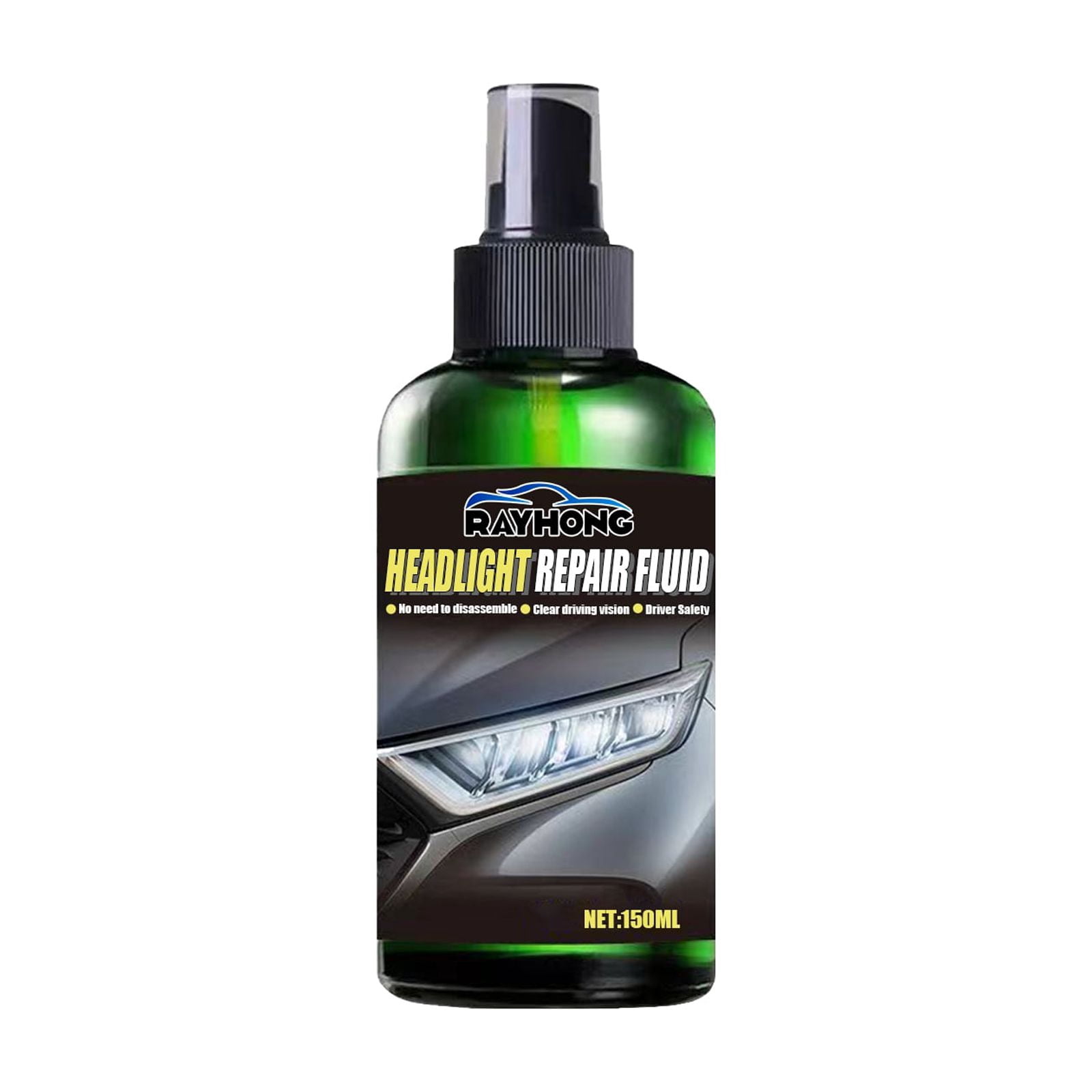 Rayhong Headlight Repair Fluid, Repair Light Yellow Scratches Polishing ...