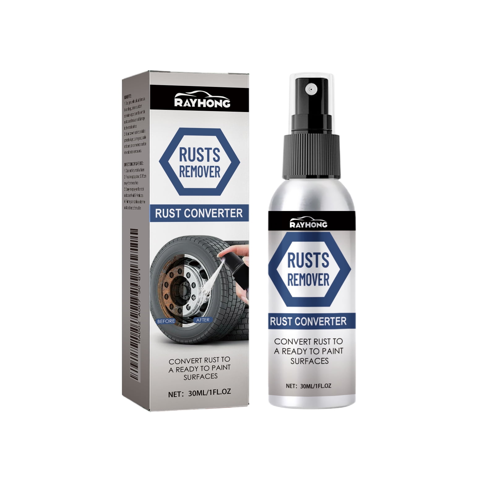 Rayhong Rust Prevention Conversion Agent Spray, a cleaning, rust ...