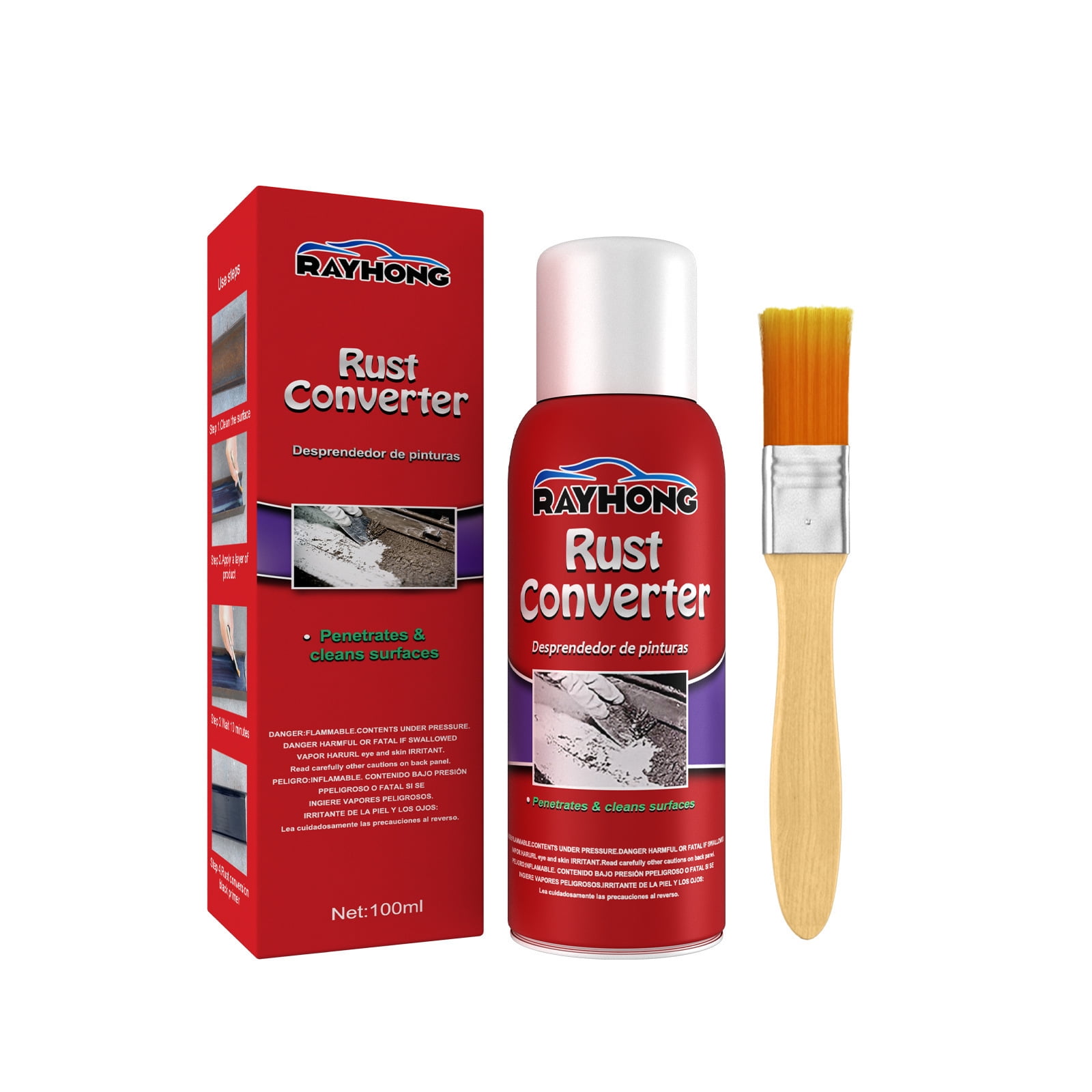 Rayhong Rust Removal and Conversion Agent, Rust-Free Primer, Anti-Rust ...