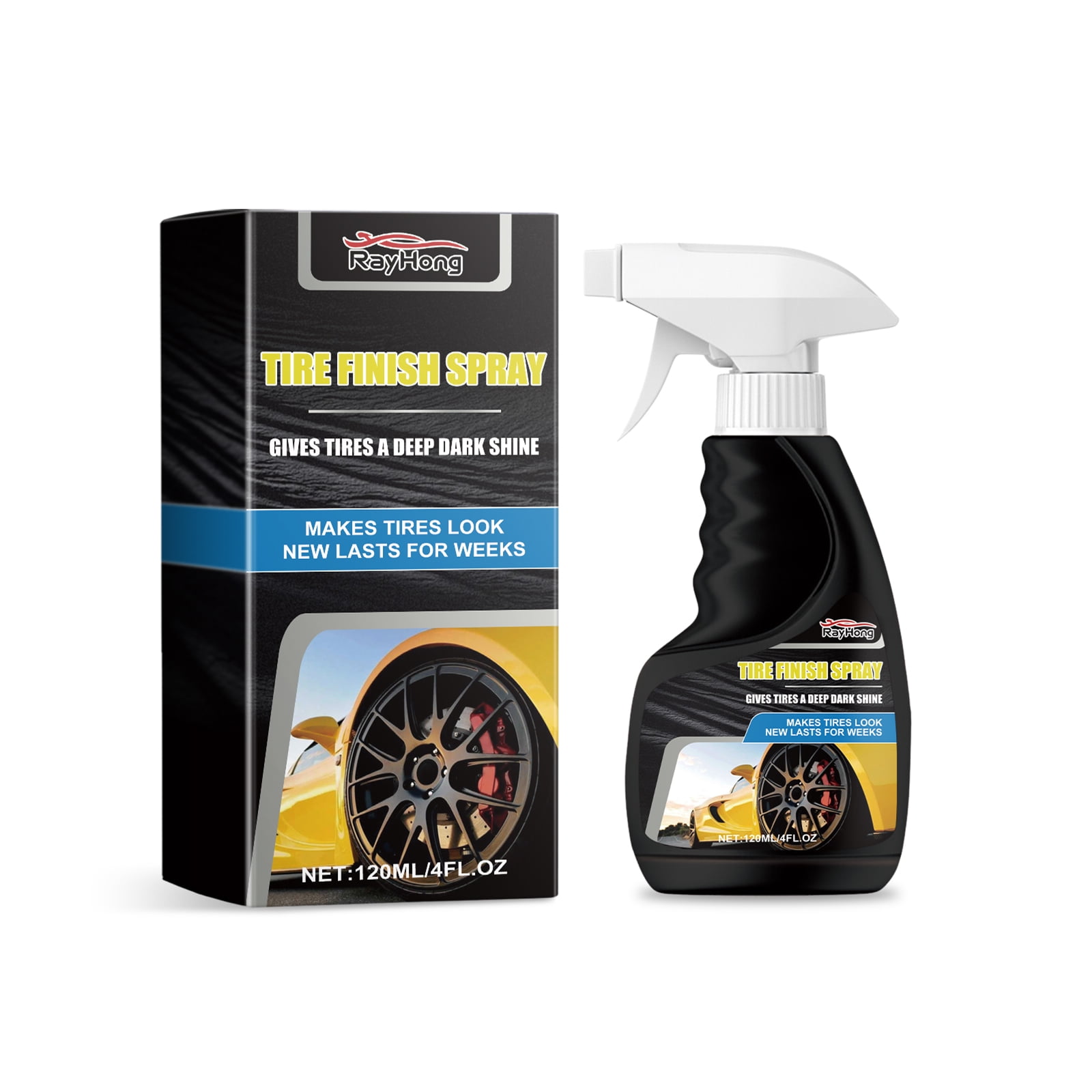 Rayhong automotive tire gloss spray, automotive tire cleaning and ...