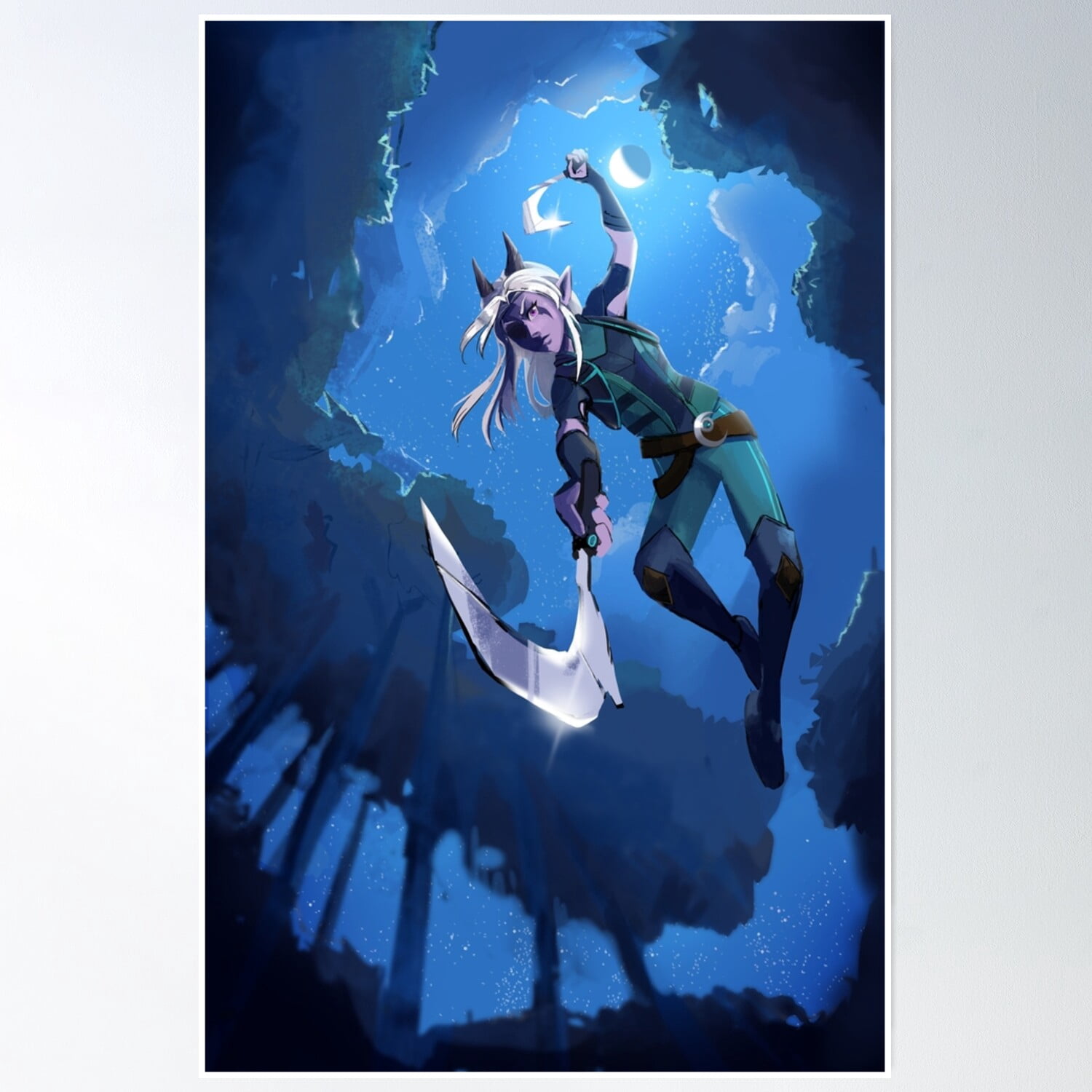 Rayla - The Dragon Prince Poster Wall Art, Modern Wall Decor, 16x24 ...