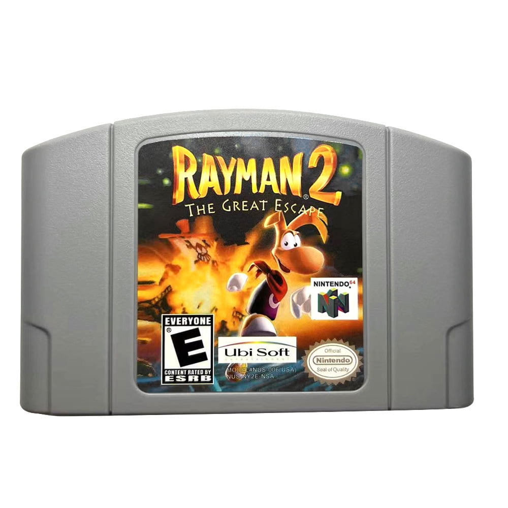 Rayman 2: The Great Escape Games Cartridge Card for N64 US Version ...