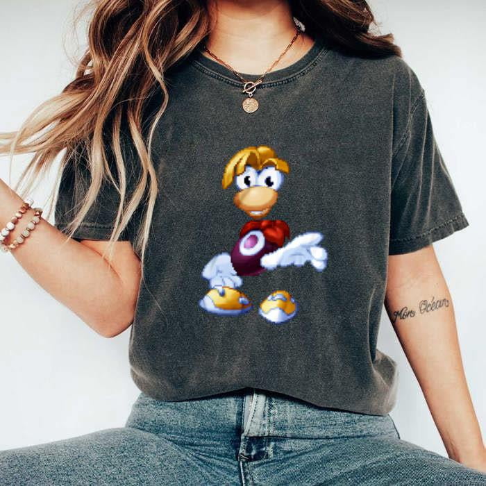 Rayman Classic Video Game Character Ubisoft Hero Comfort Color T-Shirt ...