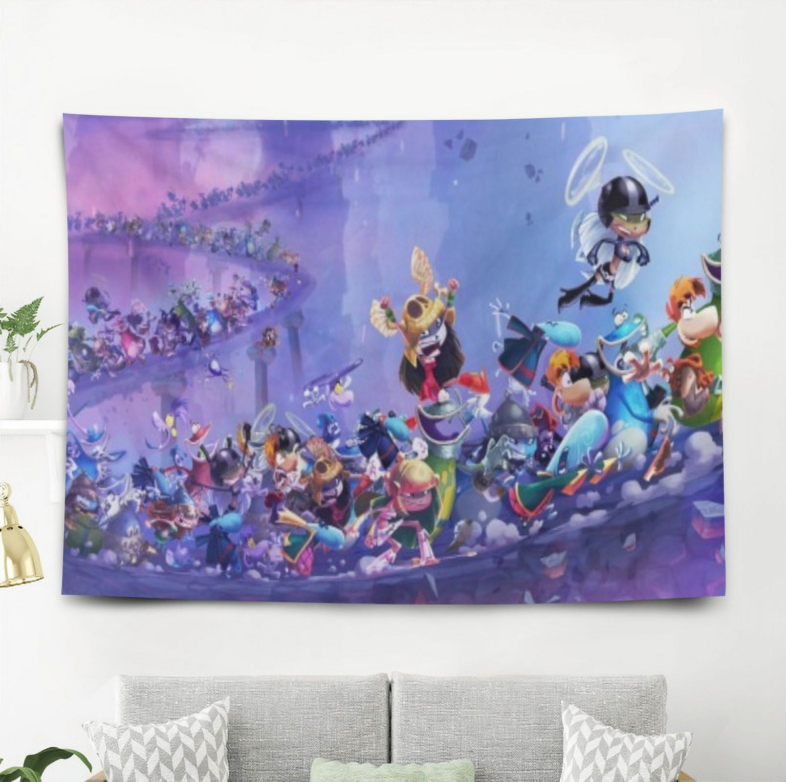 Rayman Legends Tapestry Gift Wall Hanging Backdrop for Room Bedroom ...