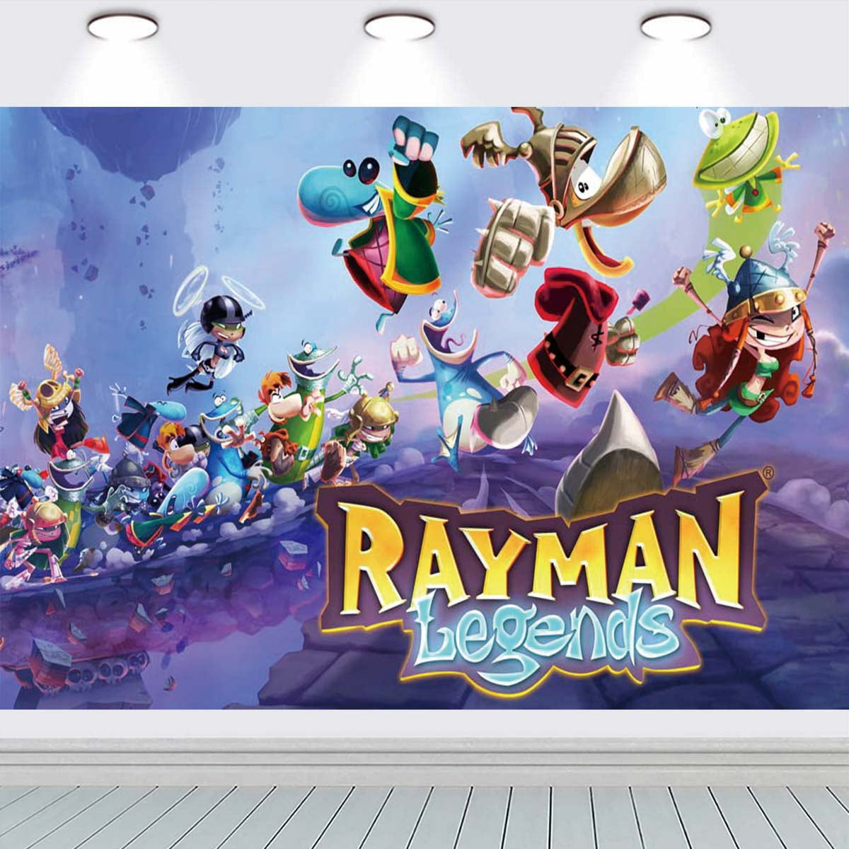Rayman Legends school Poster Wall Decor Birthday Banner Backdrop ...