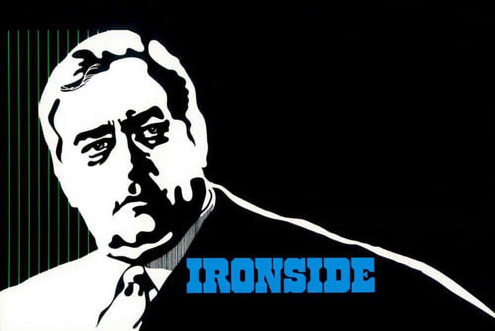 Raymond Burr as Robert T. Ironside Classic Tv Ad From Ironside 24x36 ...