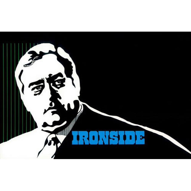 Raymond Burr as Robert T. Ironside Classic Tv Ad From Ironside 24x36 ...