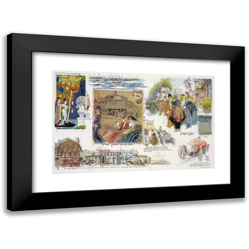 Raymond Crawford Ewer 24x17 Black Modern Framed Museum Art Print Titled ...