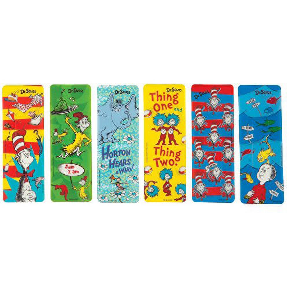 Raymond Geddes Tab Bookmark Dr. Seuss Plastic Tab Bookmark 48/Pack ...