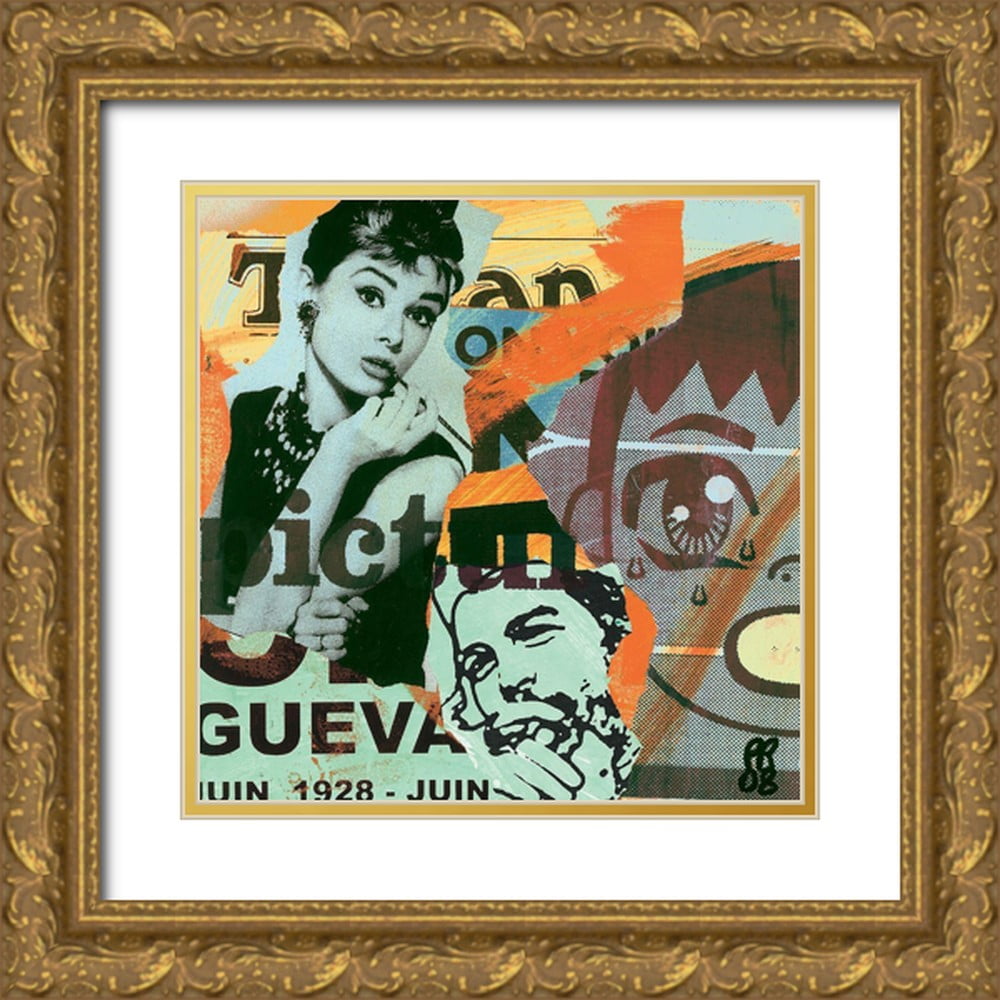 Raynal, Paul 15x15 Gold Ornate Wood Framed with Double Matting Museum ...