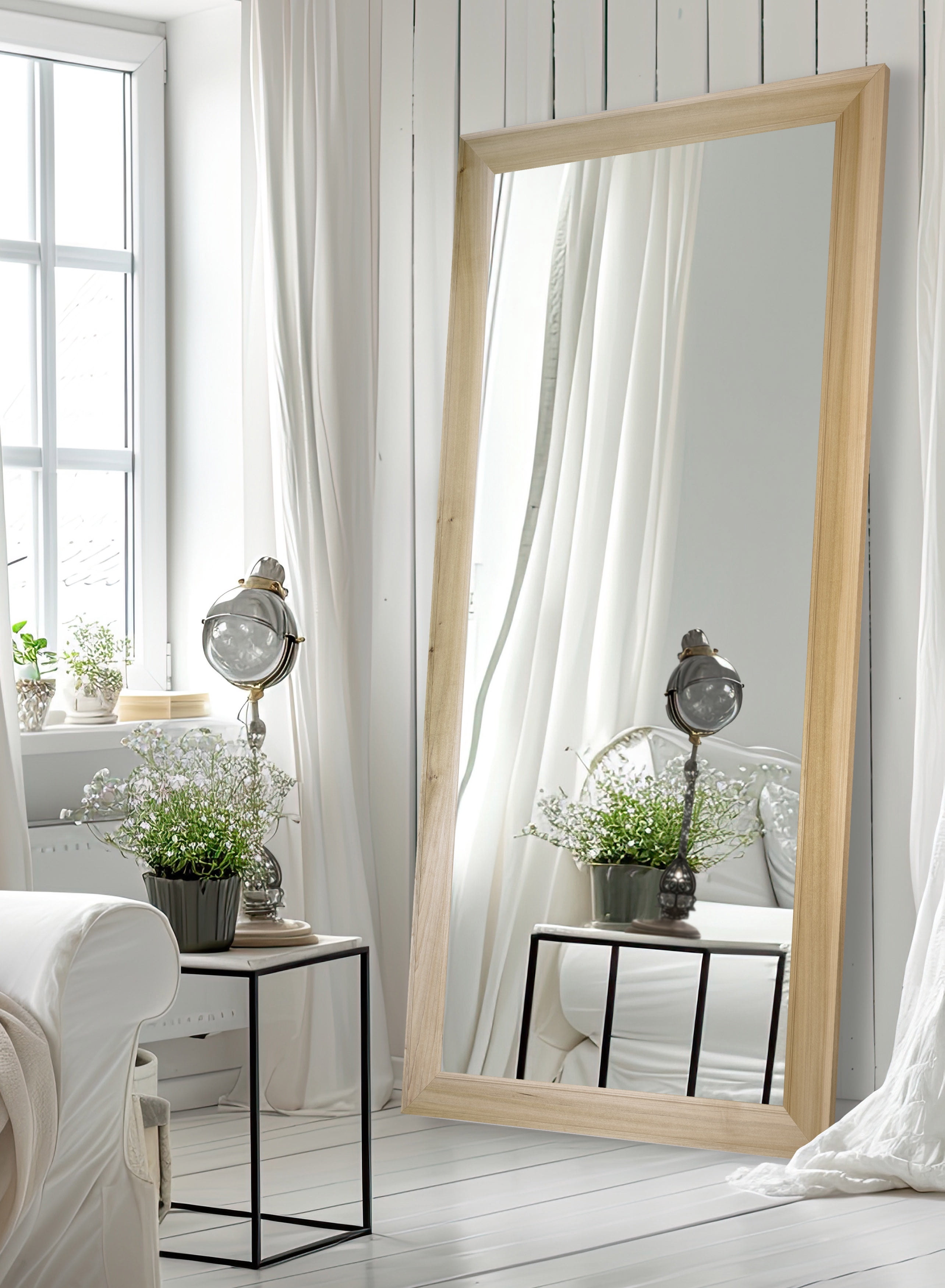 Rayne Heritage Hardwood Poplar Floor Mirror - Walmart.com