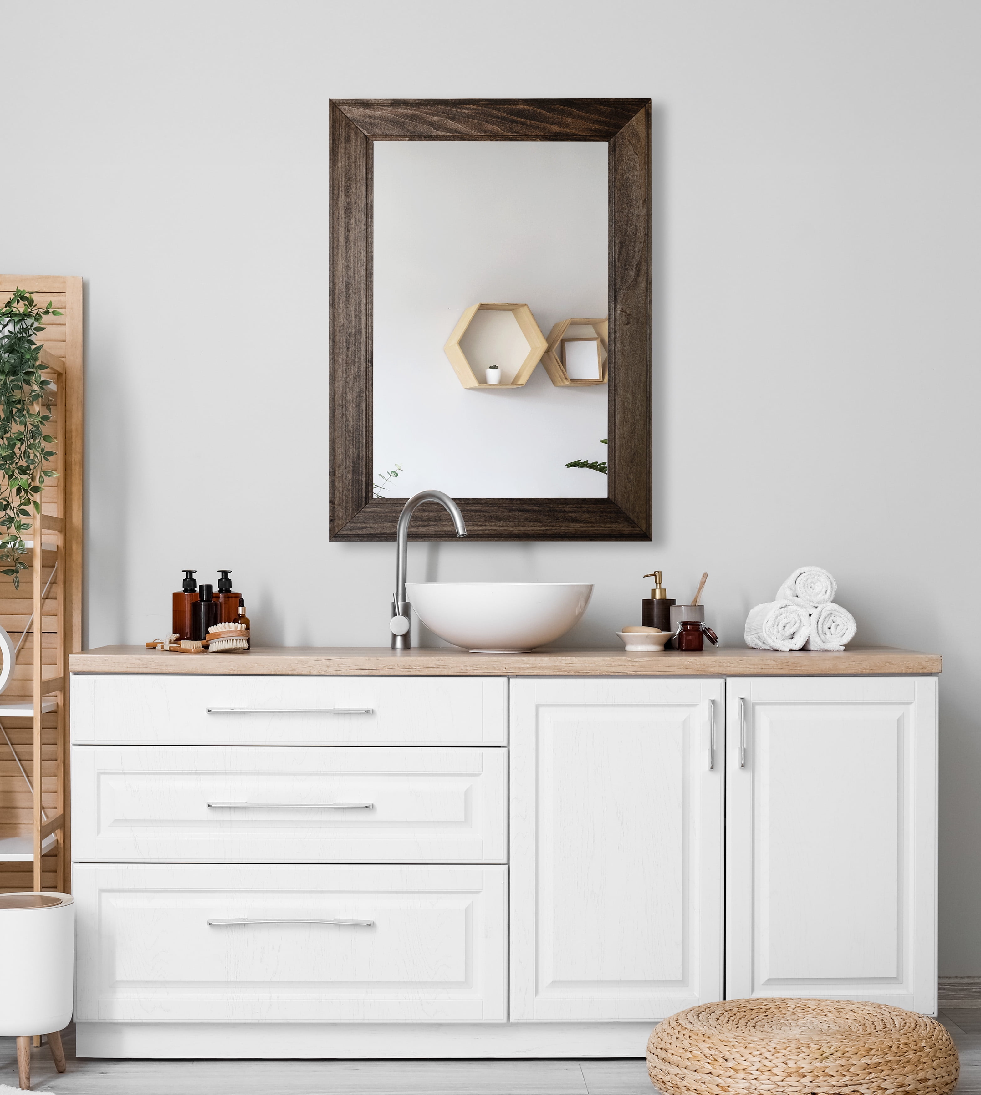Rayne Heritage Hardwood Poplar Mirror - Walmart.com