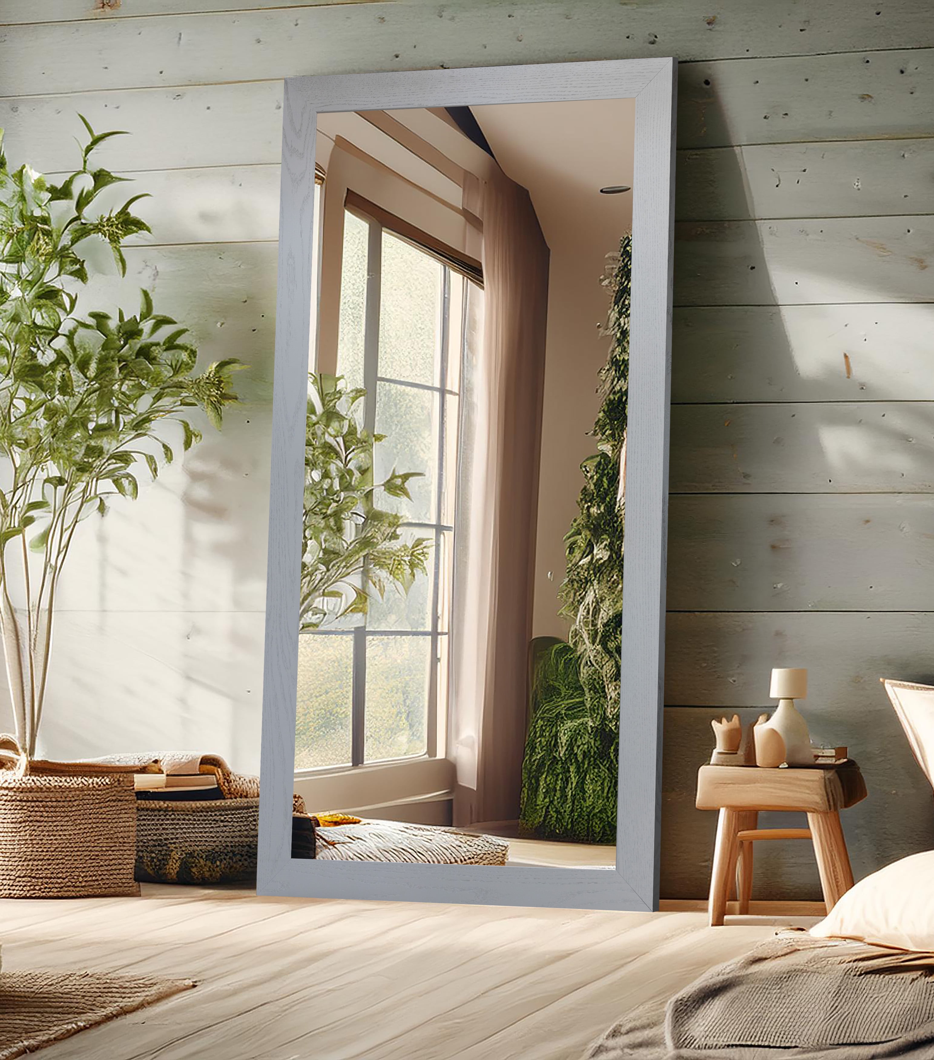 Rayne Mirrors Ozark Hardwood Tall Wall Mirror 78"x33" Leaning Floor ...