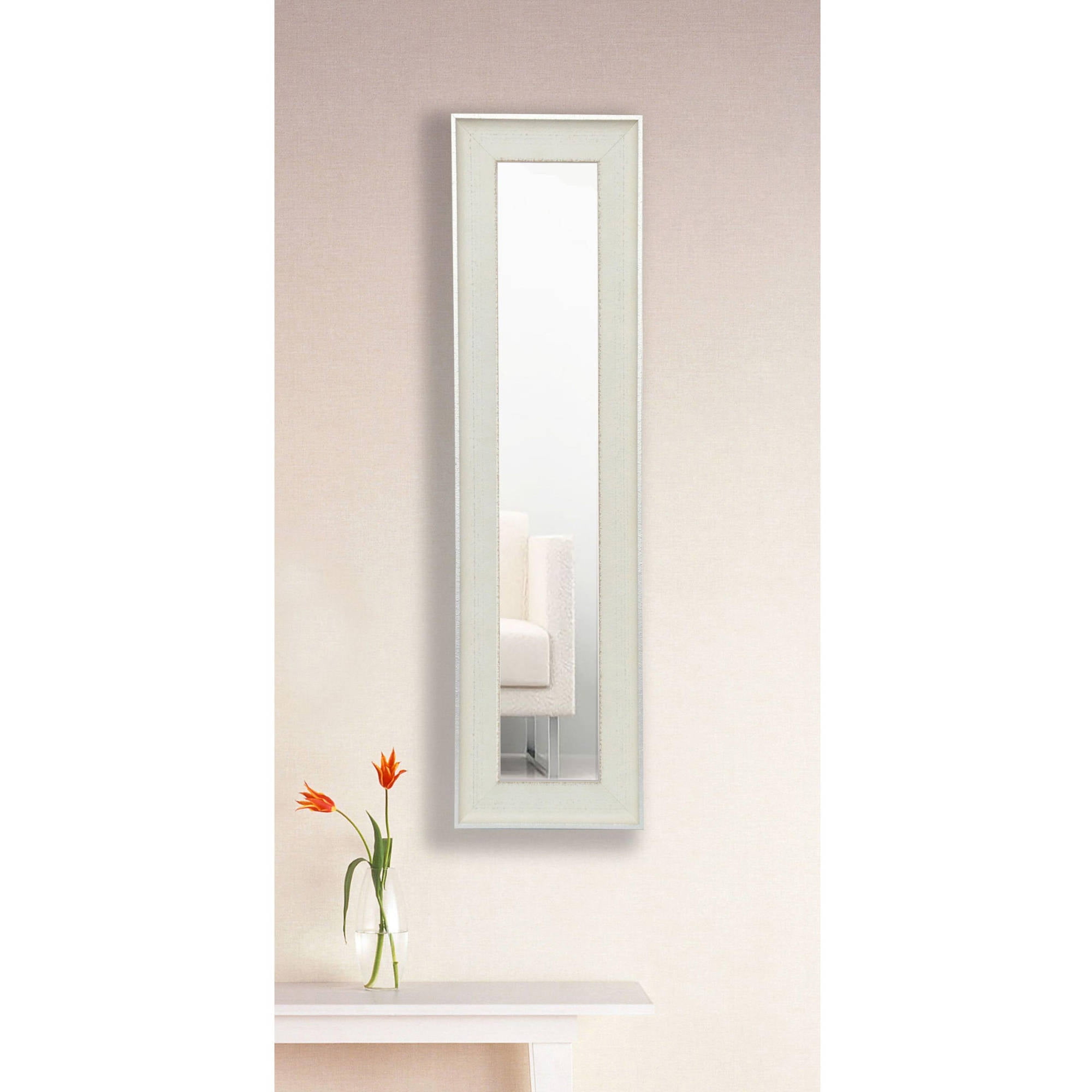 Rayne Vintage White Mirror Panel - Walmart.com
