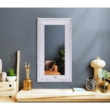Rayne Wide 33 X 20 WHITE DISTRESSED Mirror - Walmart.com