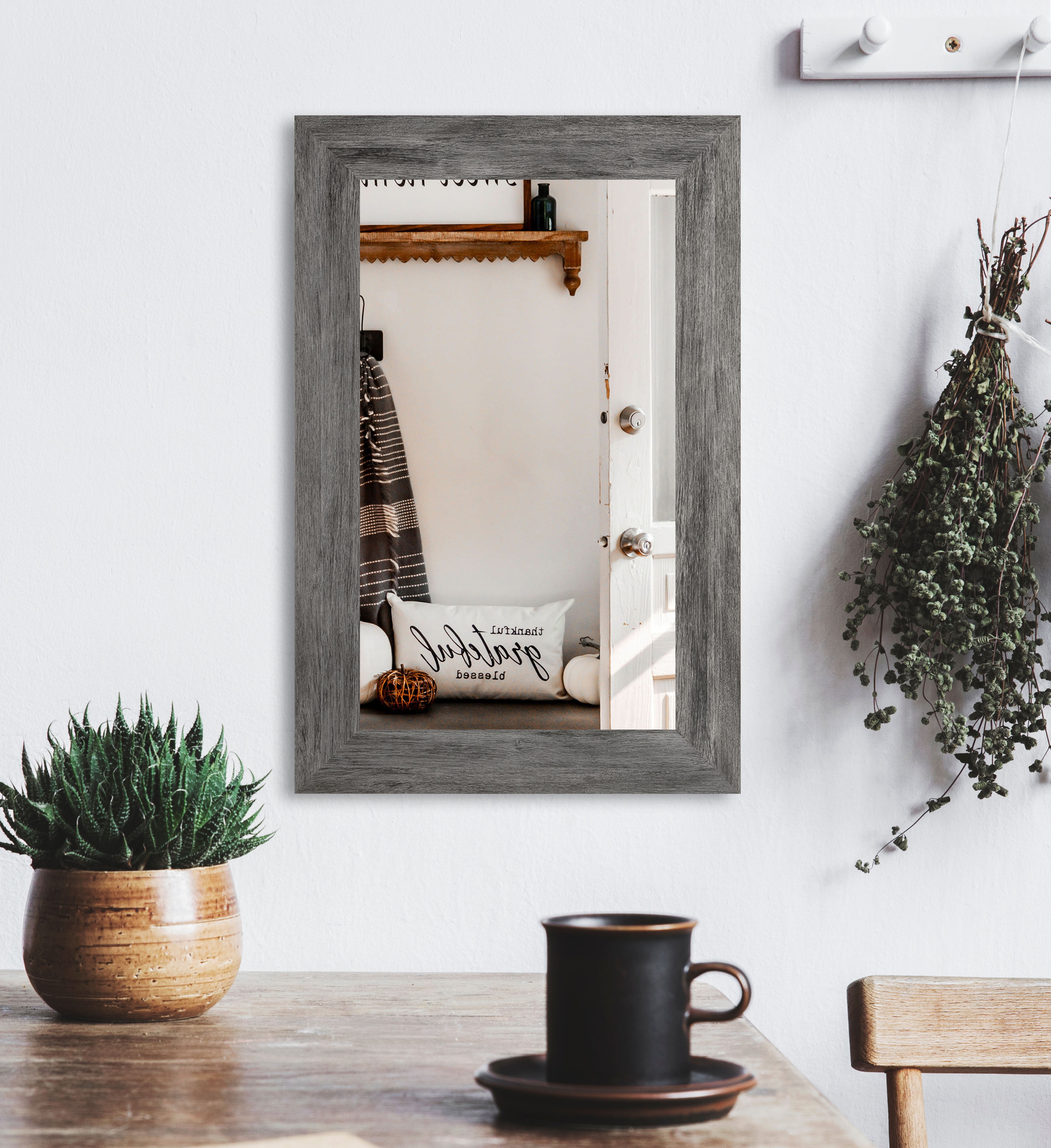 Rayne Wide 33 X 30 GREY Mirror - Walmart.com