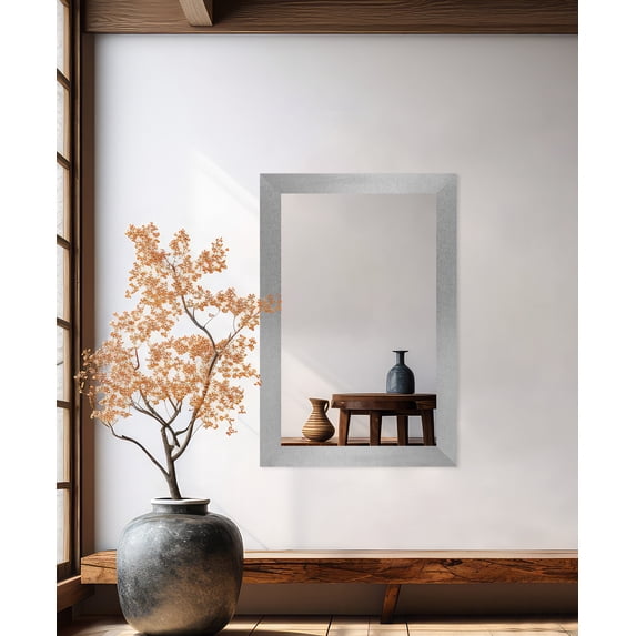 Rayne Wide 33 X 50 SILVER TUNGSTEN Mirror - Walmart.com