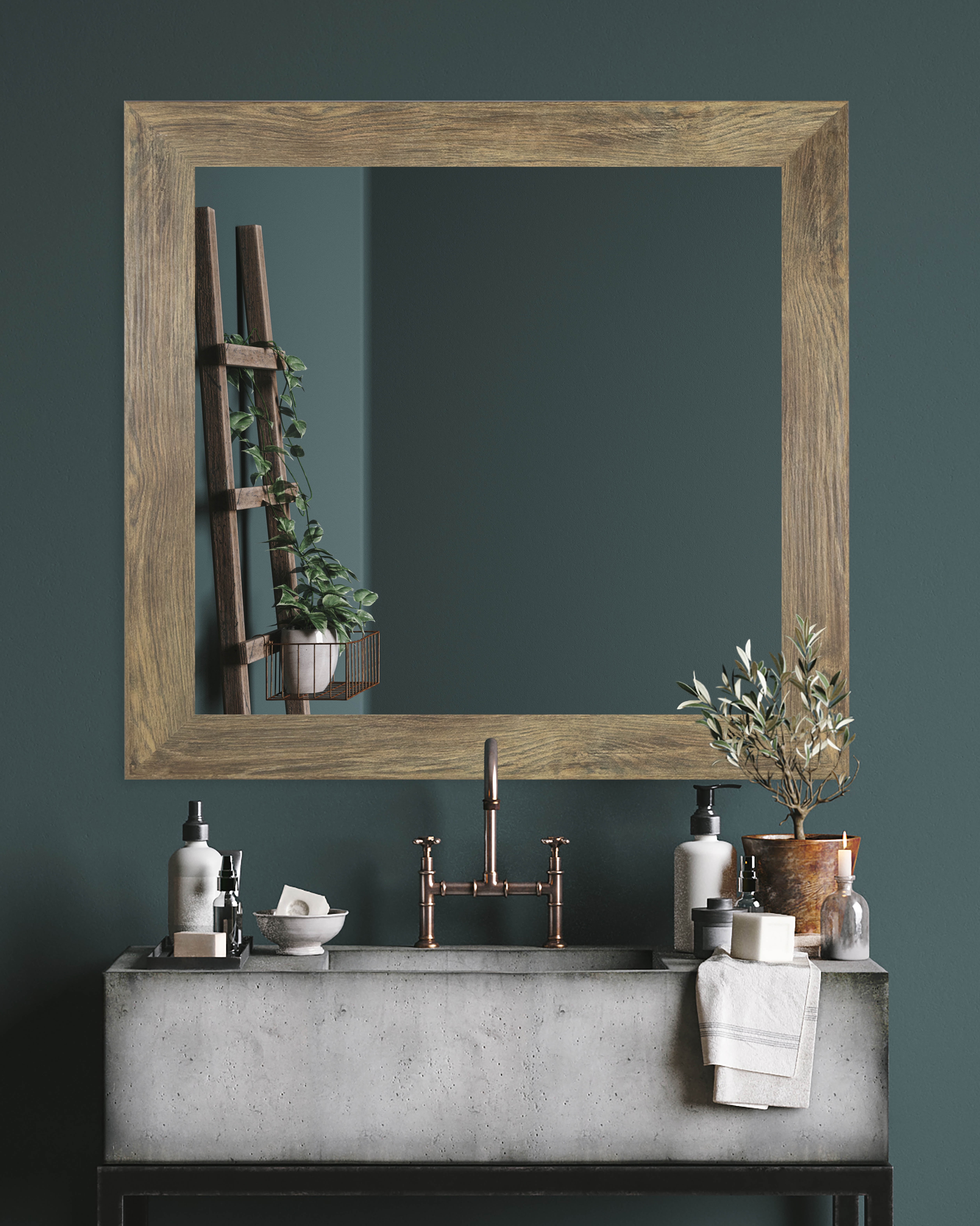 Rayne Wide 33 X 54 BROWN Mirror - Walmart.com