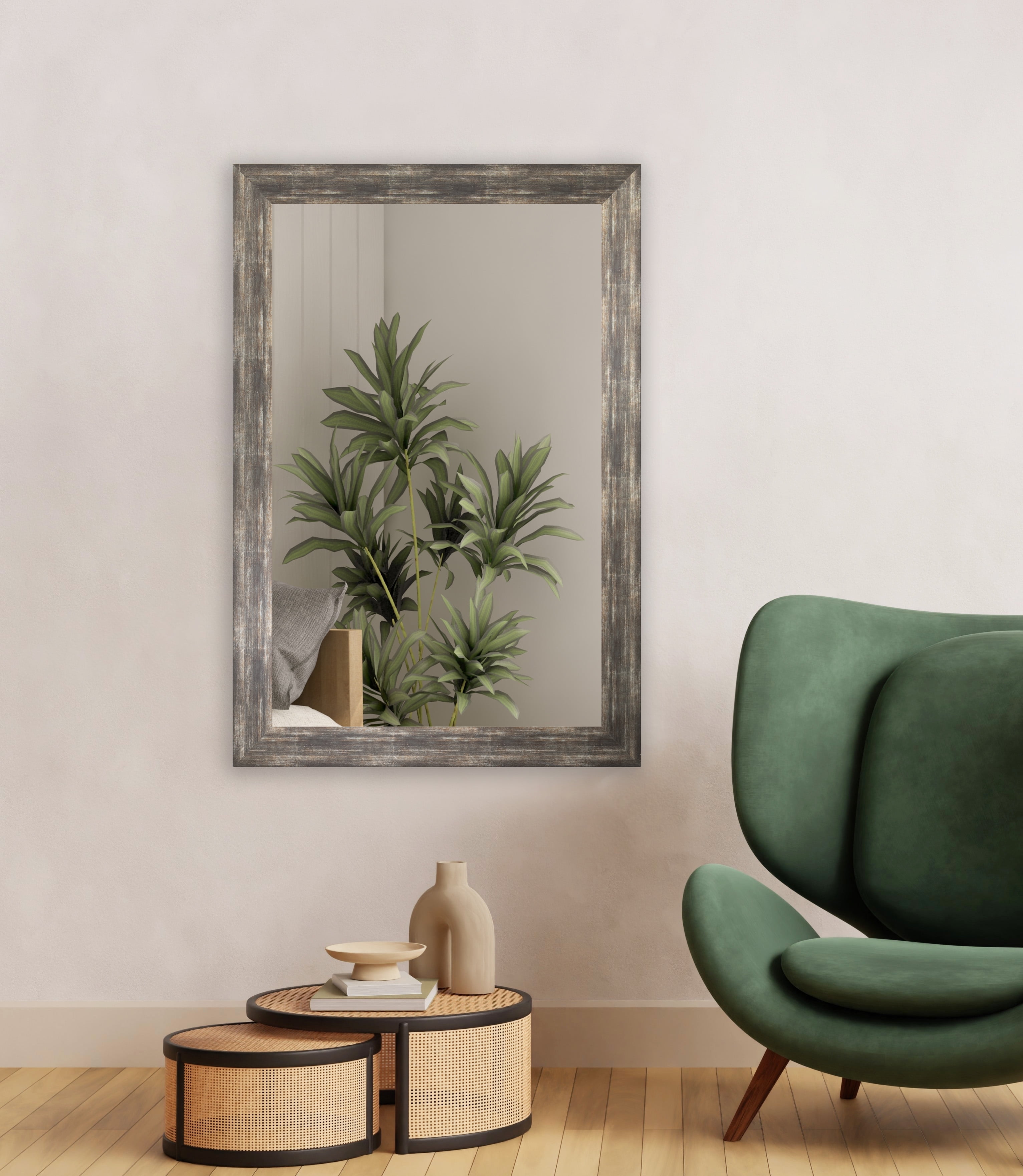Rayne Wide 33 X 54 BRUSHED BROWN Mirror - Walmart.com
