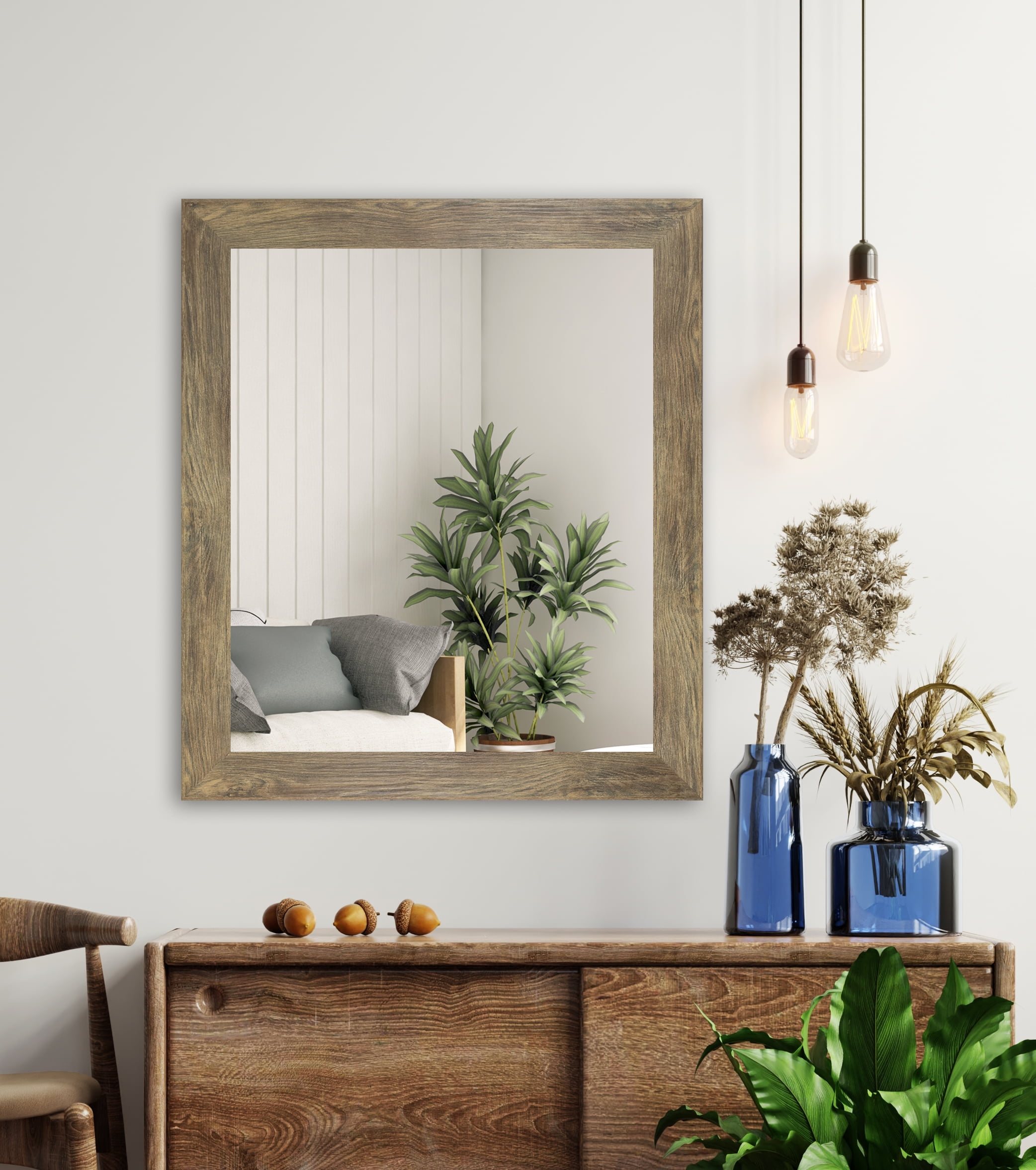 Rayne Wide 33 X 56 BROWN Mirror - Walmart.com