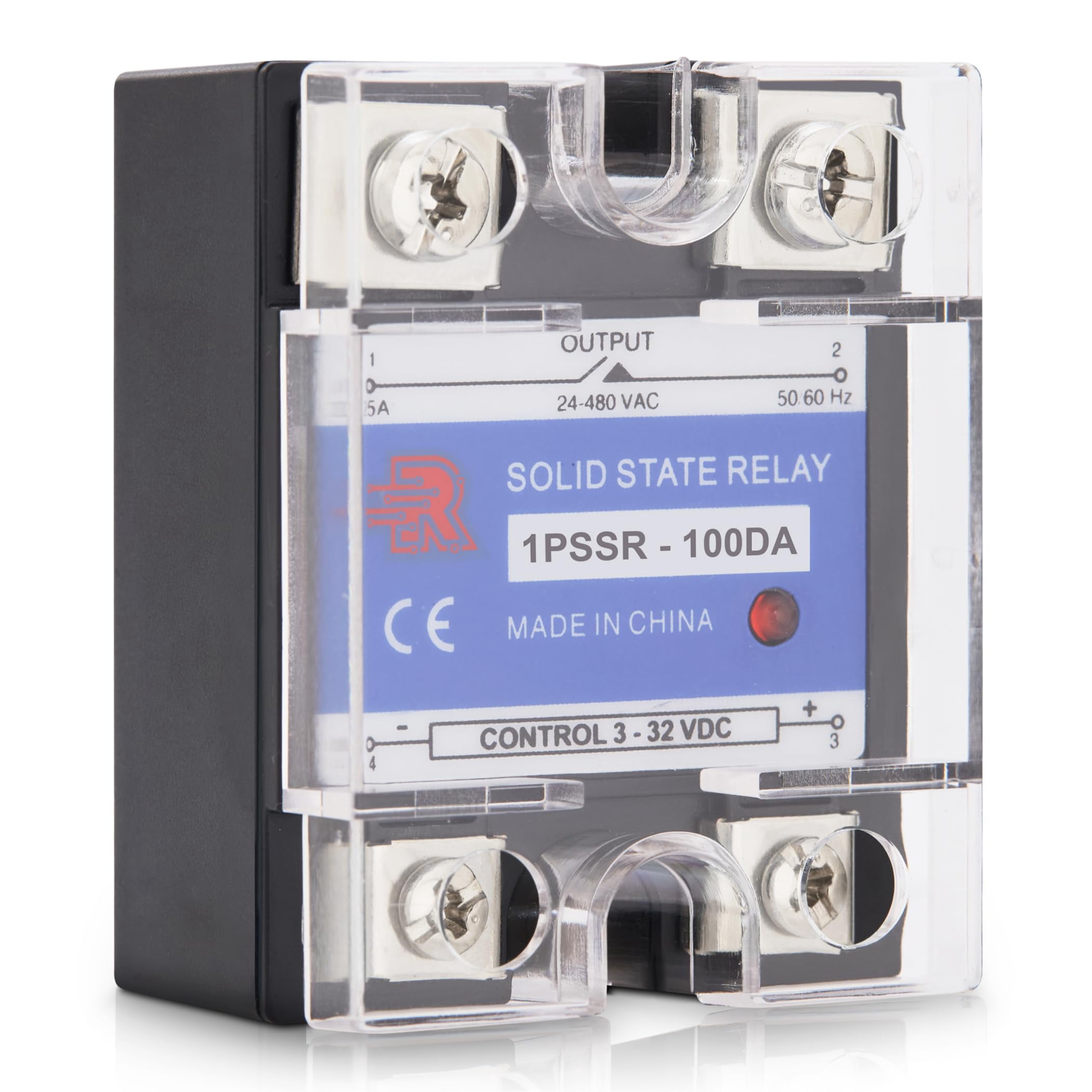 Rayne's World 100A DA (DC to AC) Solid State Relay Module, Single Phase ...