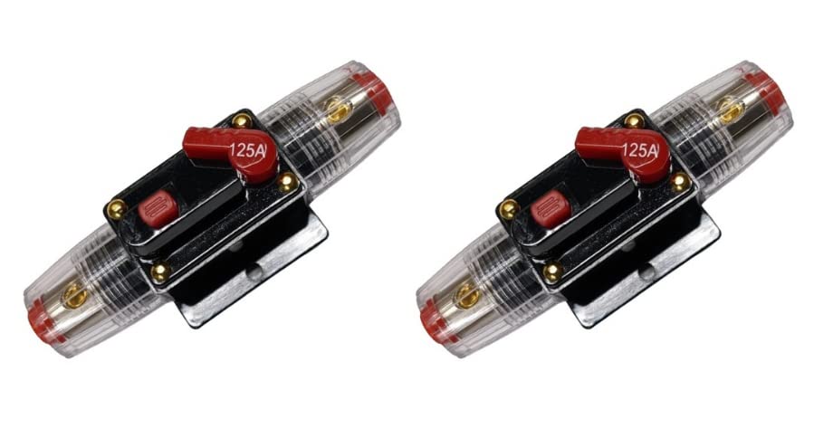 Rayne's World 2 PACK 125 Amp 12V-48V DC Inline Waterproof Circuit ...