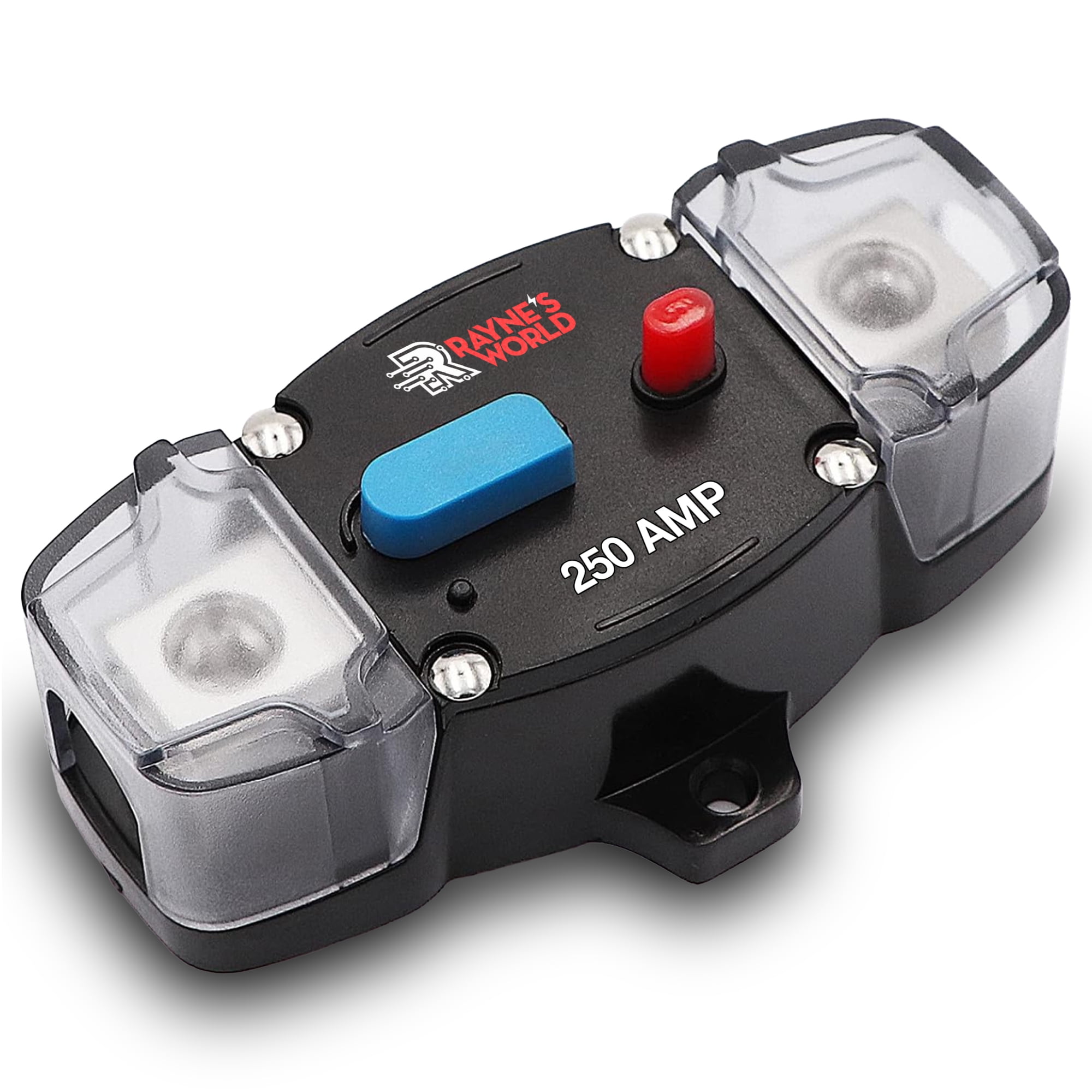 Rayne's World 250 Amp 12V-48V DC Inline Circuit Breaker with Covers ...
