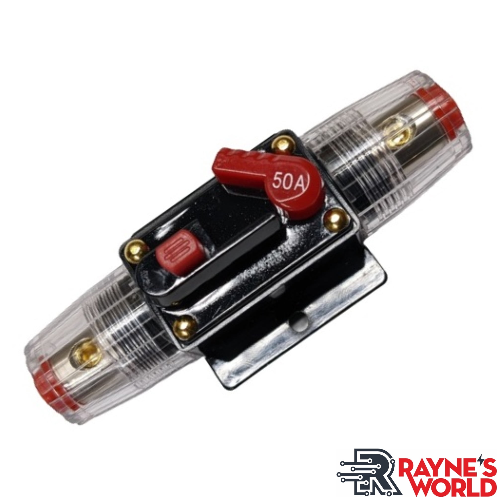 Rayne's World 50 Amp 12V-48V DC Inline Waterproof Circuit Breaker ...