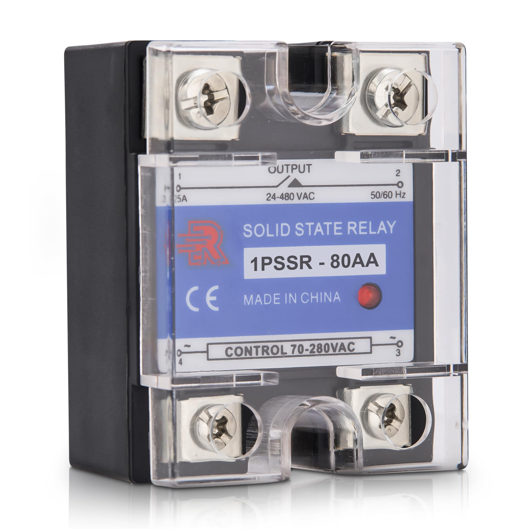 Rayne's World 80A AA (AC to AC) Solid State Relay Module, Single Phase ...