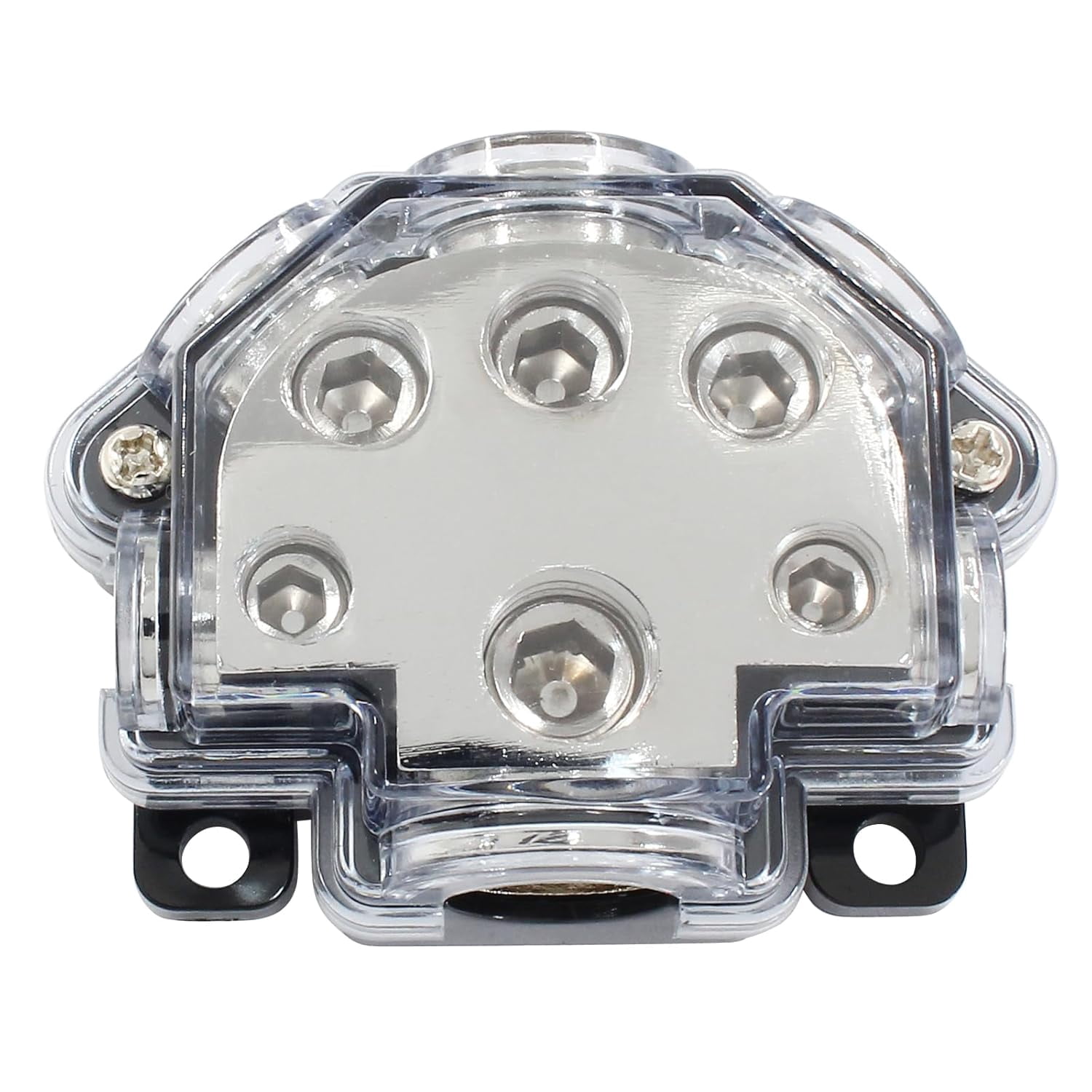 Rayne's World Gray 5 Way Power Distribution Block 0-4 AWG in 2-10 AWG ...