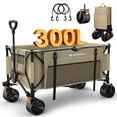 Raynesys Collapsible Utility Cart, 440lbs, Garden Cart with Wheels ...