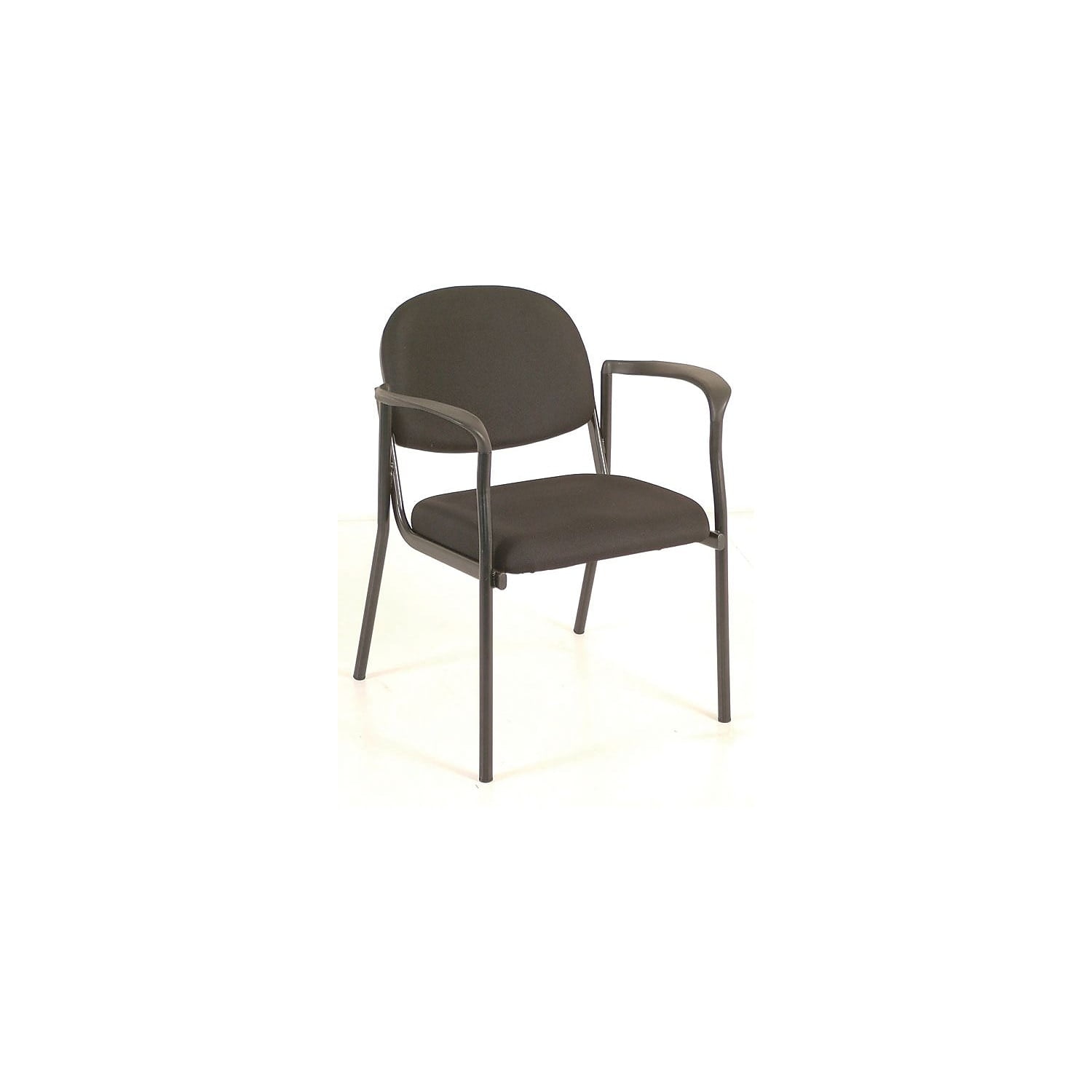 Raynor Eurotech Dakota Fabric Guest Chair Black (8011BLK) - Walmart.com