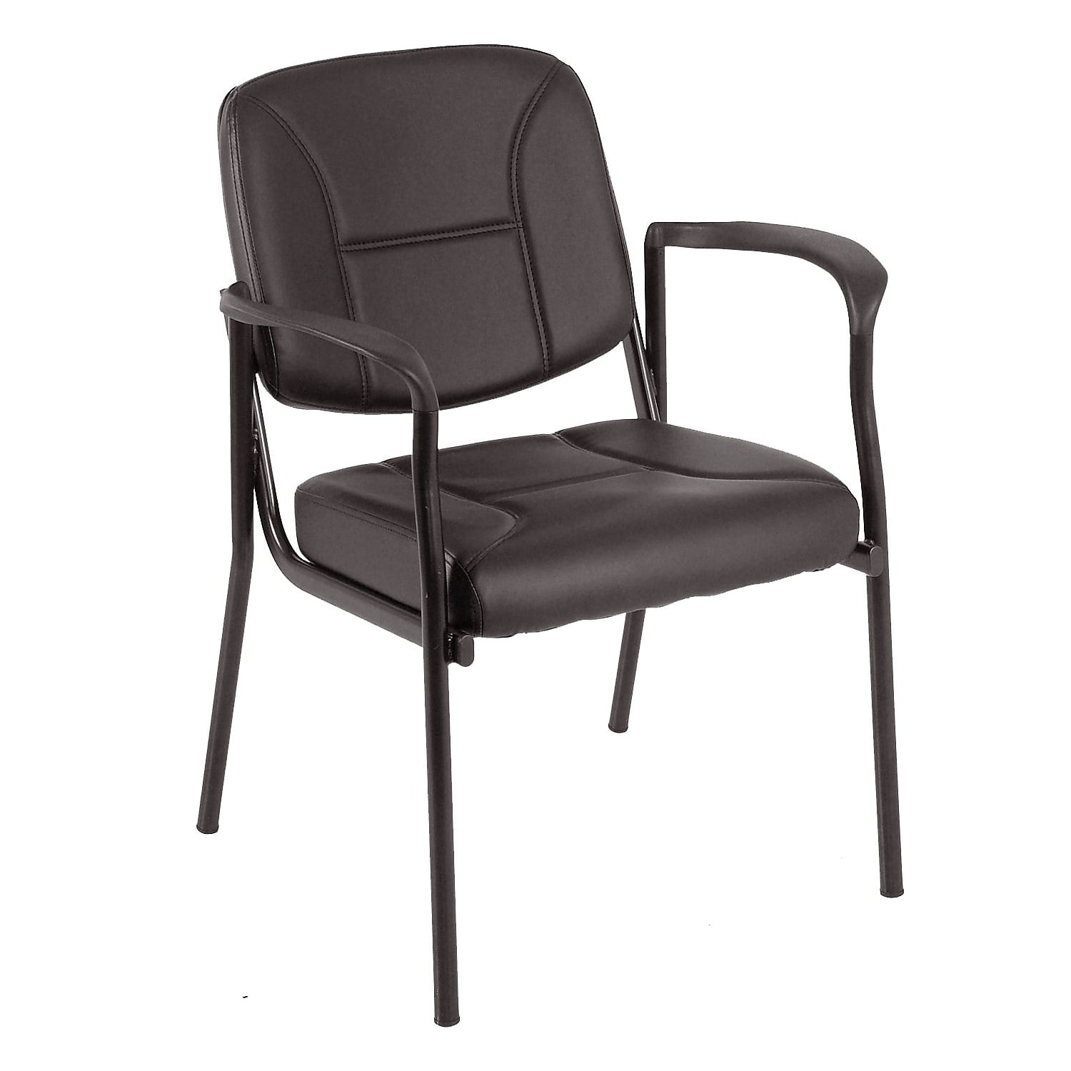 Raynor Eurotech Dakota Vinyl Guest Chair Black (VS8012-BLKV) - Walmart.com